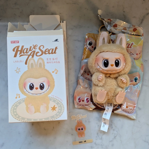 Popmart | Other | Labubu Have A Seat Plush Toy | Poshmark